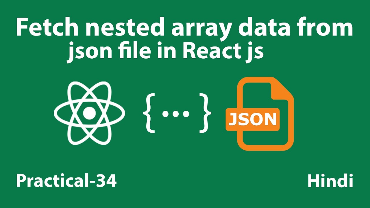 Fetch Nested Array Data From Json File in React js