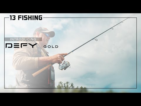 13 Fishing Defy Gold Spinning Rods - TackleDirect