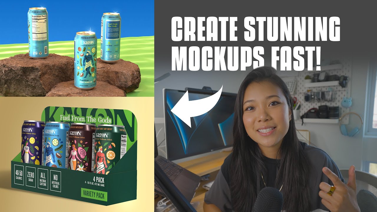 How To Quickly Create Mockups for Packaging Design!