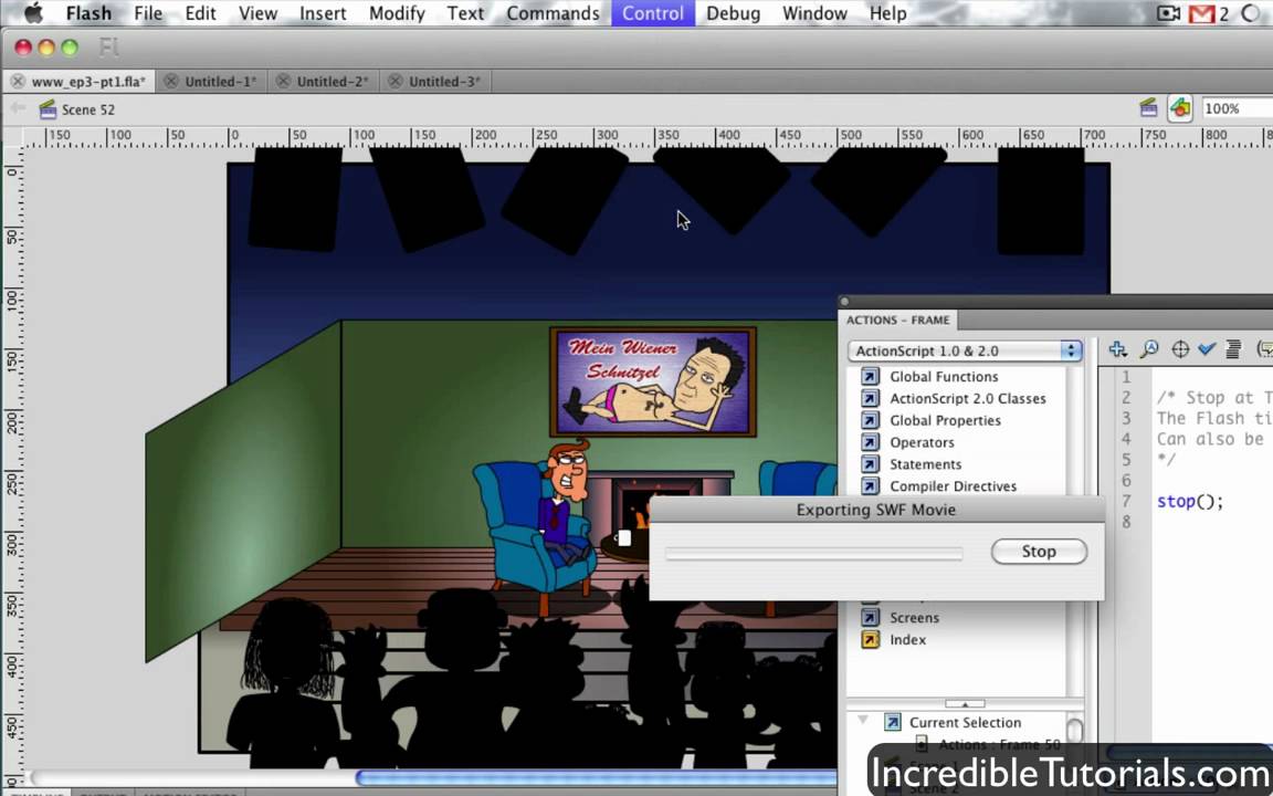 Adobe Flash CS5 Tutorial: Easy Actionscript Commands