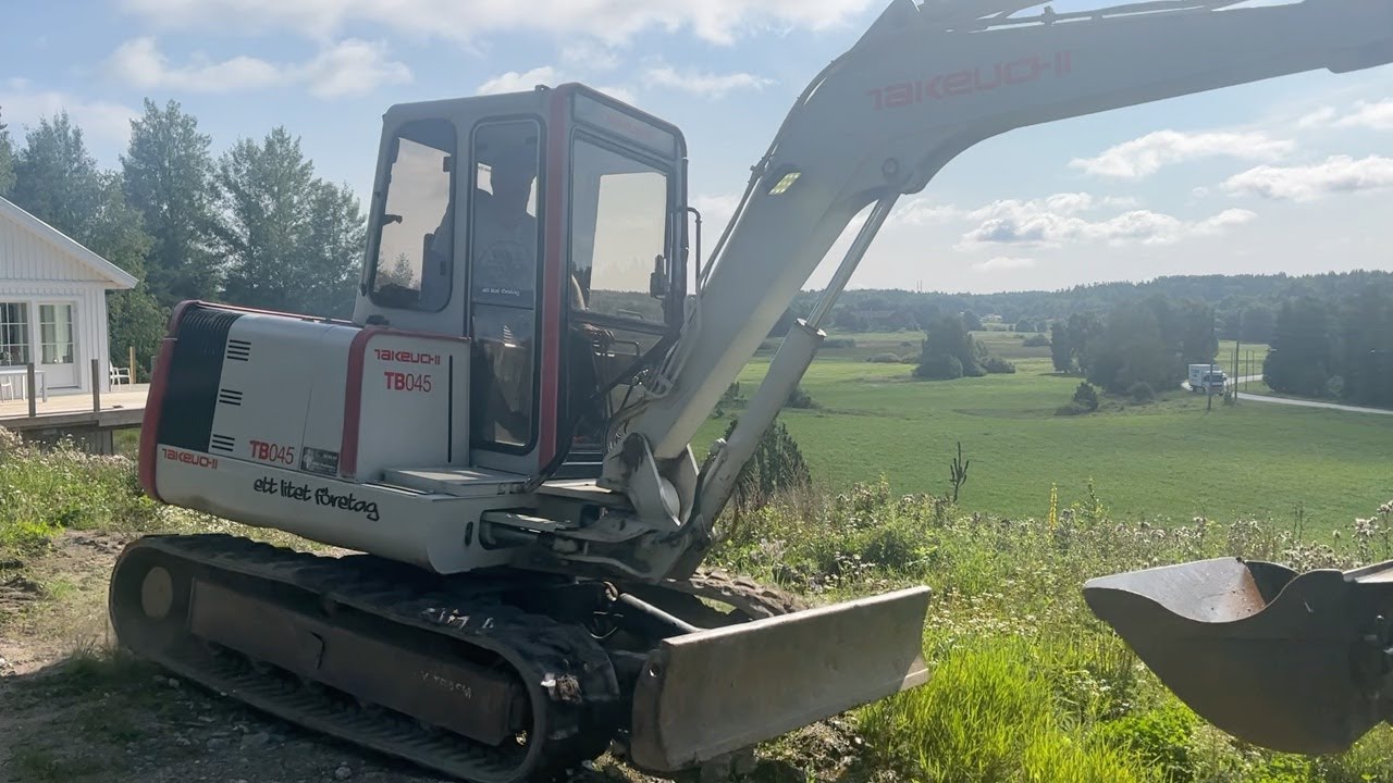 Grävmaskin Takeuchi TB045, Österåker, Klaravik auktioner