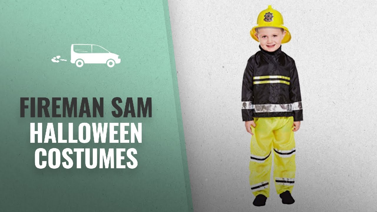 Top 10 Fireman Sam Halloween Costumes [2018 Best Sellers]: Henbrandt BOY'S GIRL'S TODDLER FIREMAN