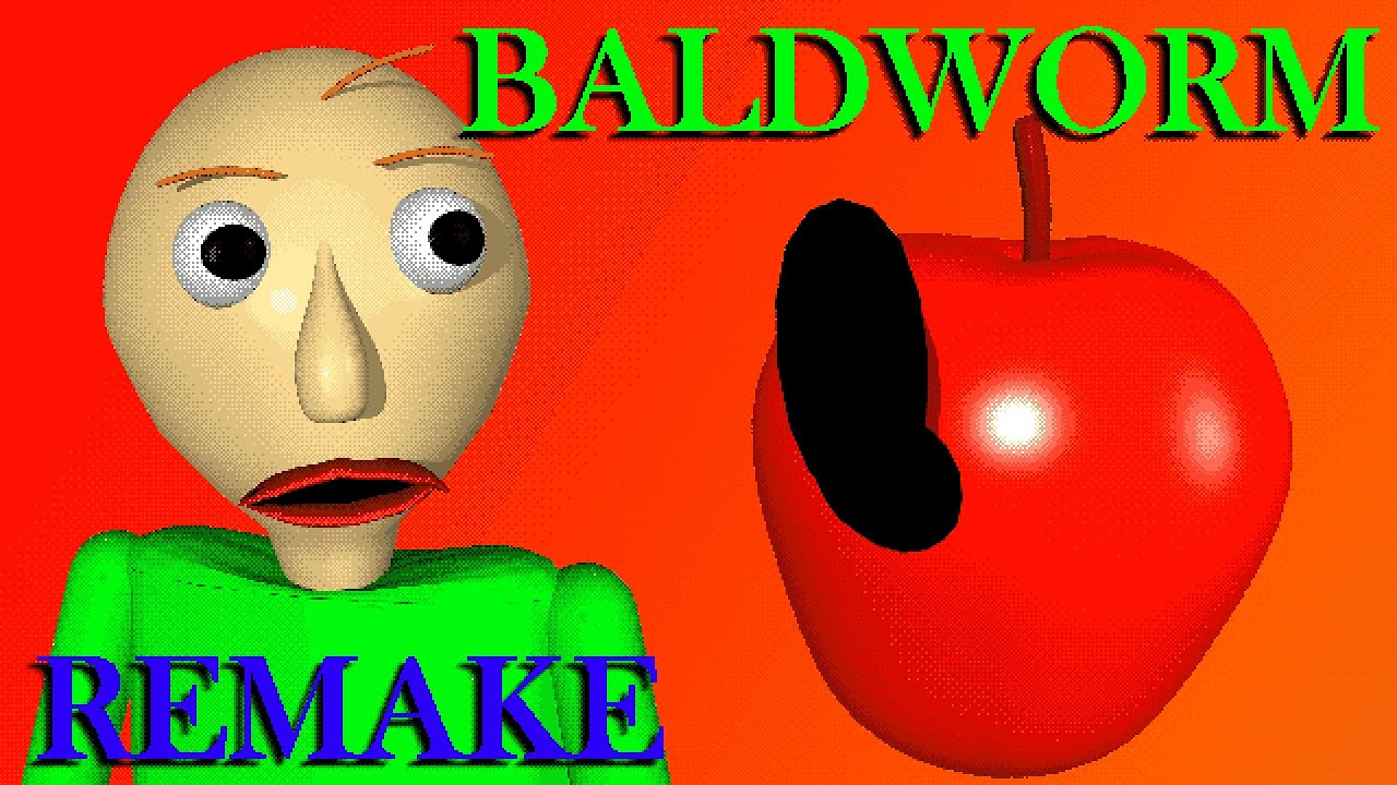 Baldi and Balworm REMAKE (Anim8or)