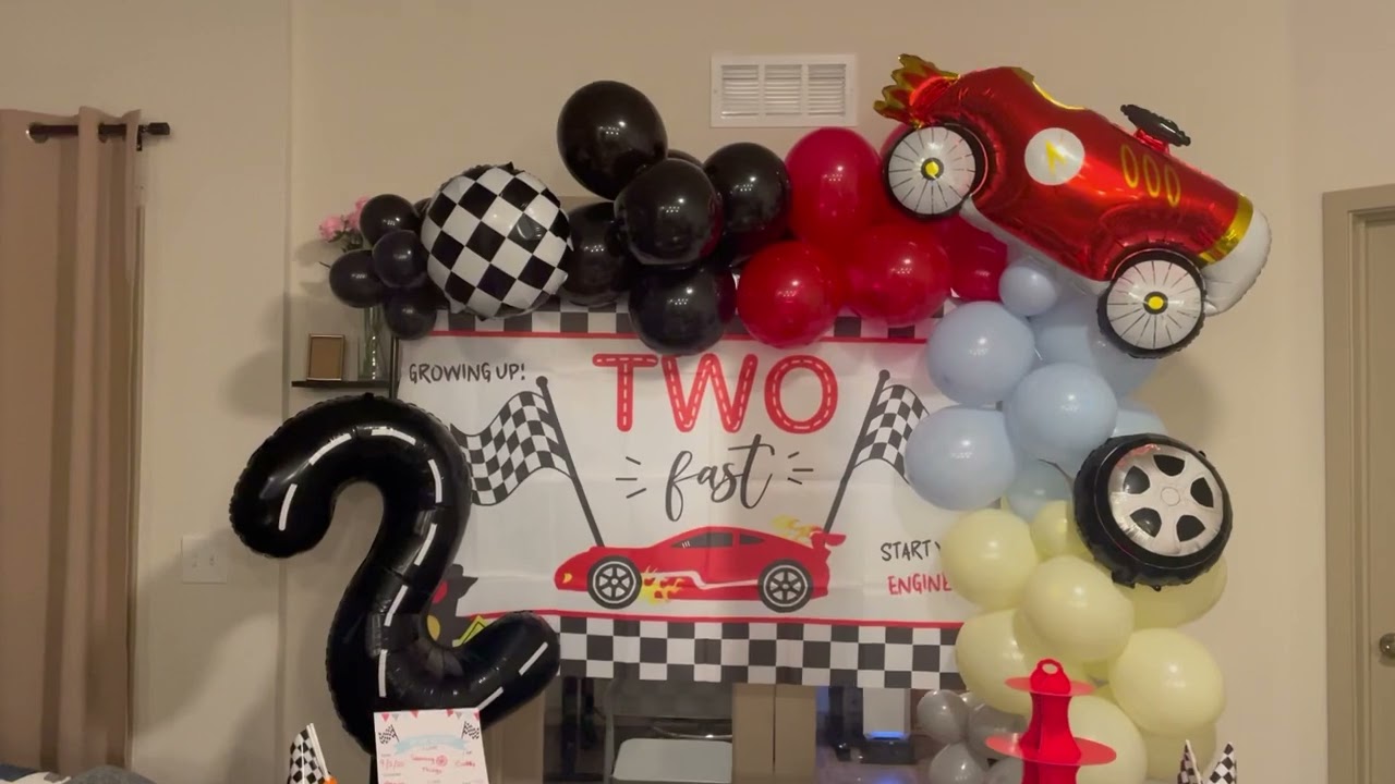 YSHMFEUX Two Fast Birthday Decorations Review