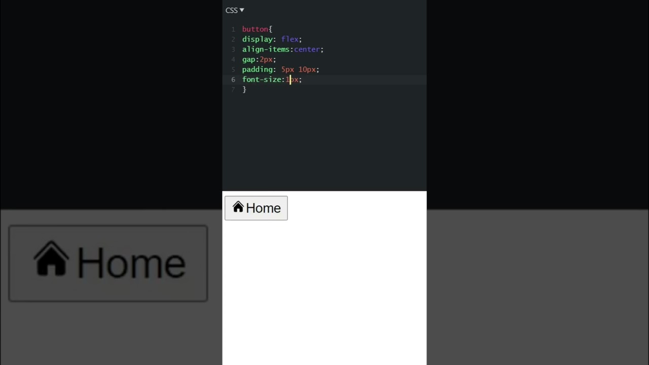 Button | HTML CSS #Shorts