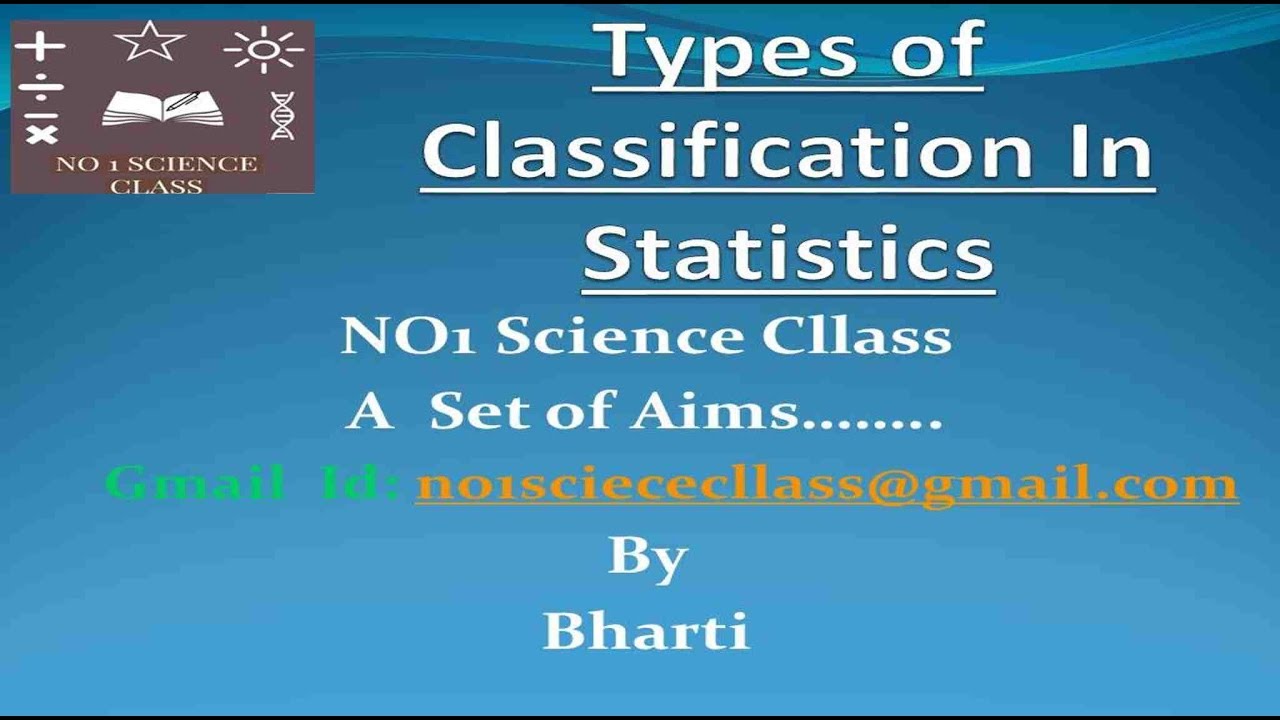 Classification of Data in Statistics|Geographical|B.sc|M.sc|In Hindi