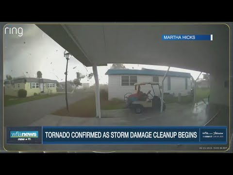 Terrifying Tornado Touches Down in Largo, FL — Mobile Home Flipped with Woman Inside
