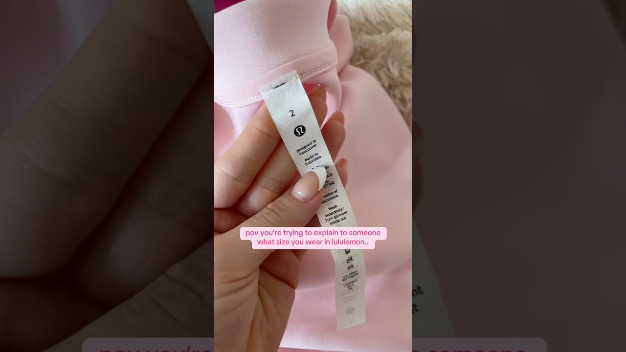 Lululemon sizing 🤯 can anybody else relate? #lululemon #lululemoncreator #sizing #relatable