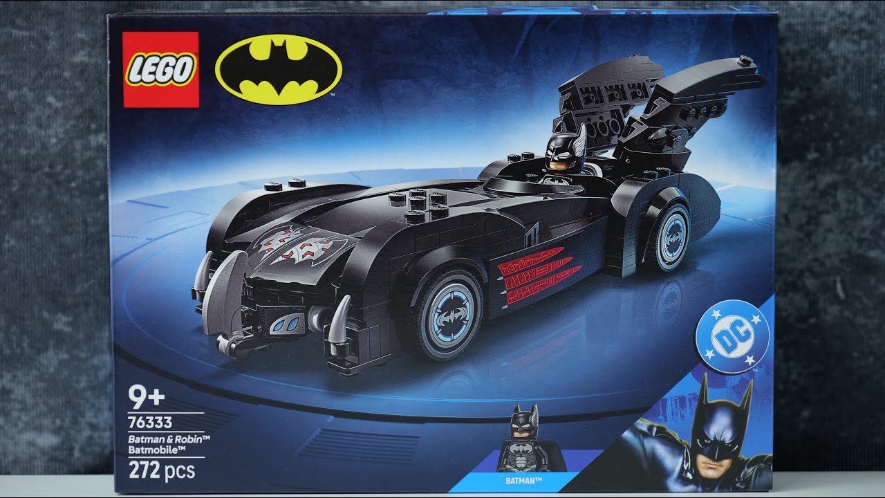 LEGO Batman 76333 Batman & Robin Batmobile - LEGO Speed Build Review