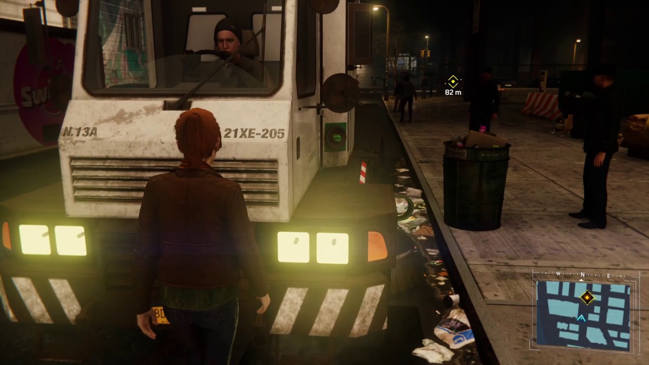 Spider Man PS4, Bug - The Heist DLC - Mary Jane is stuck in traffic