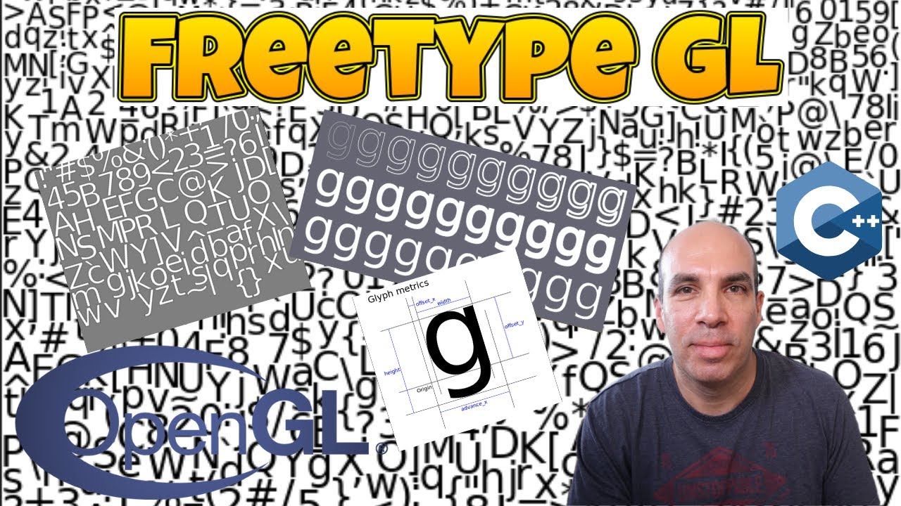 Text Rendering In OpenGL // OpenGL Tutorial #46.1