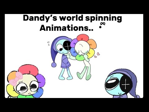 [❗️] Free Dandys world spinning animations.. Stickers..! #animation #fyp #Foryou #dandysworld