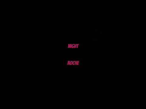 How to write in Spanish(night)