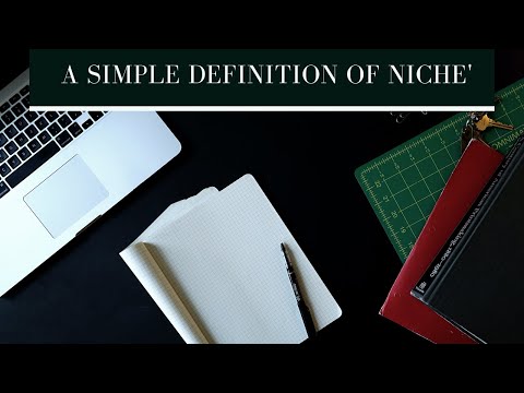 A Simple Definition of Niche' | Let me help you find your Niche' #1