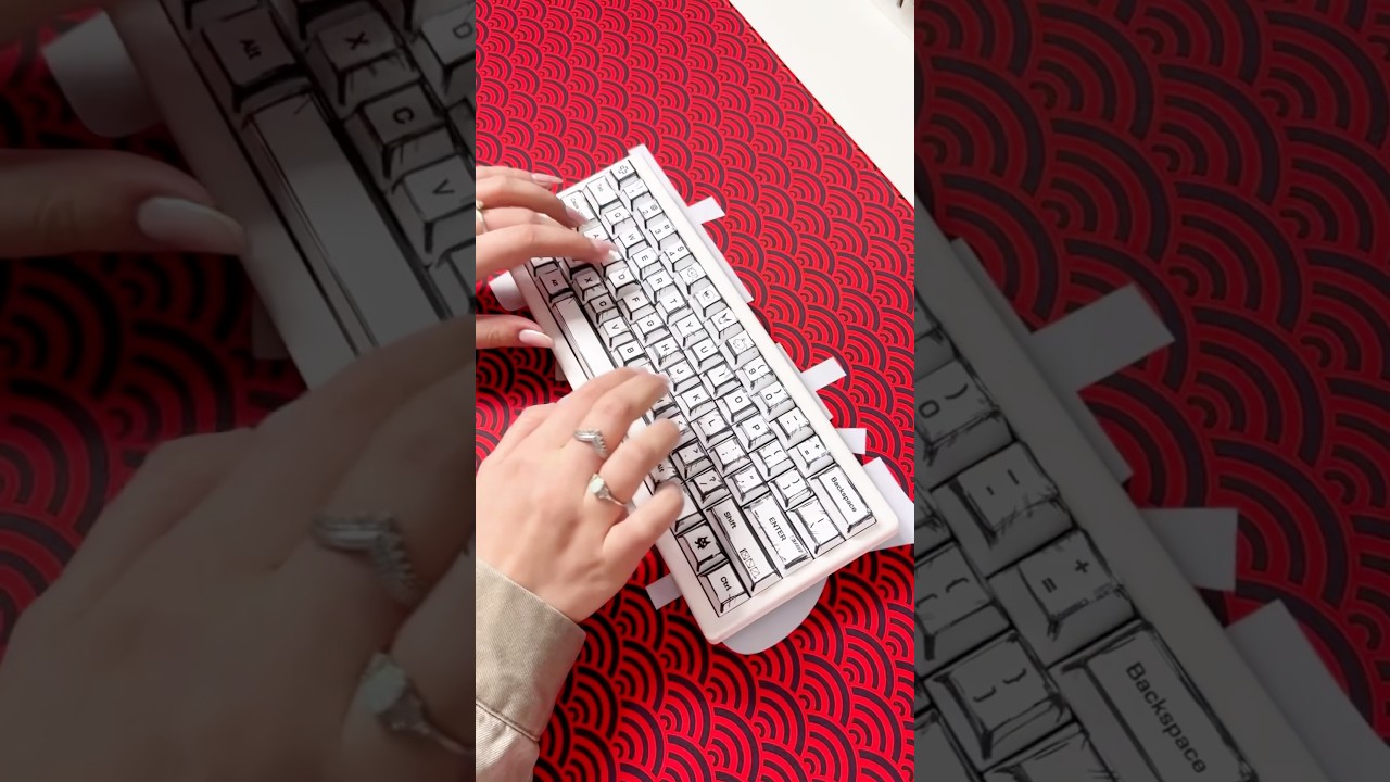 QwertyKey Manga Keycaps #mechanicalkeyboard #keyboard #keycaps #qwertykey #qwerty