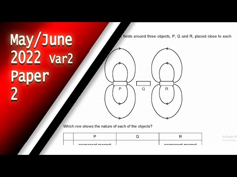 IGCSE Physics May June 2022 Paper 2 Variant 2