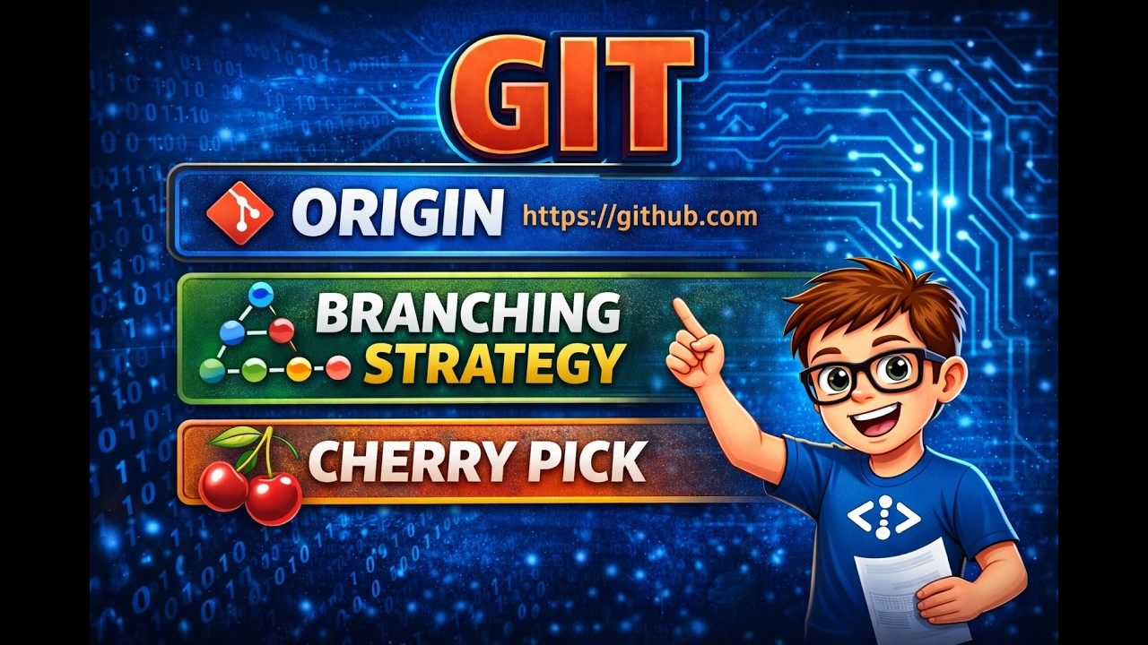 Git Origin, Branching Strategy & Cherry Pick Explained | Real-World Dev Workflow