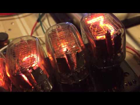 Nixie tube IN-12 display