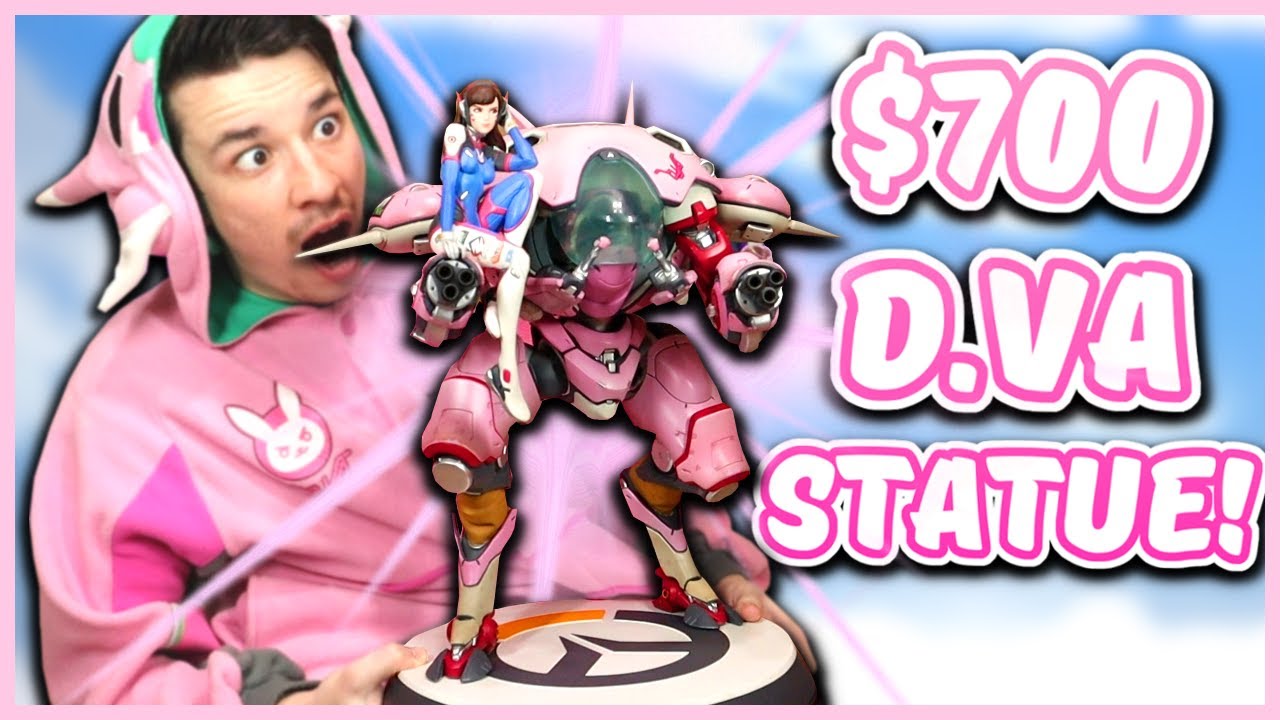 I UNBOXED THE OVERWATCH D.VA STATUE