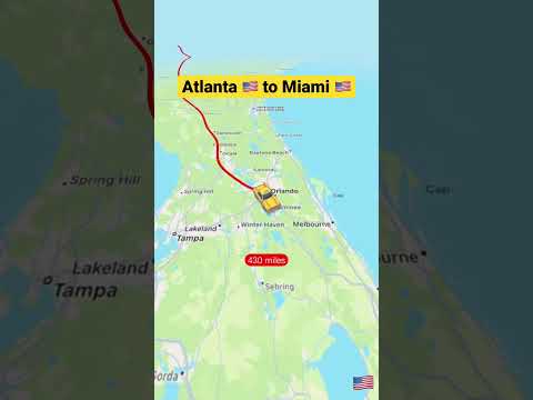 Travelling Atlanta Georgia to Miami Florida #usa