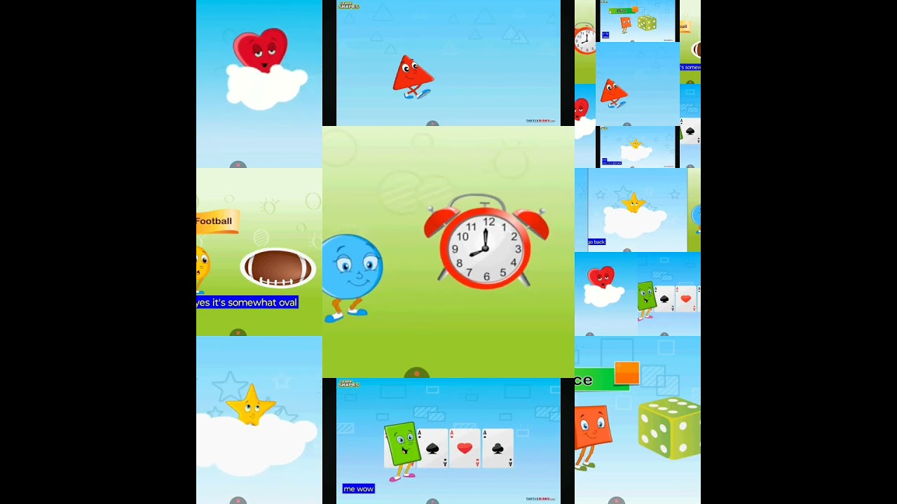 turtle diary shapes characters