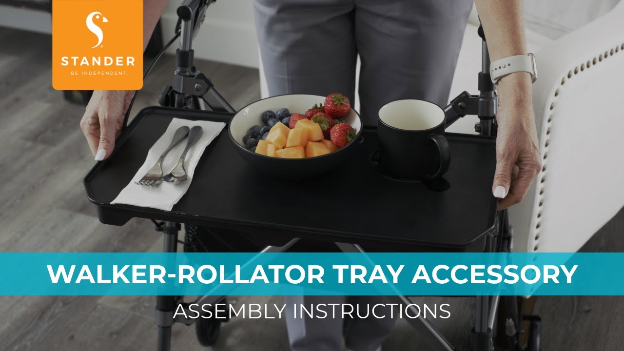 Stander Walker-Rollator Tray Accessory