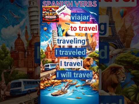 Spanish Verb - Viajar - Learning Spanish Language Secrets #learnspanish #romance #easyspanish