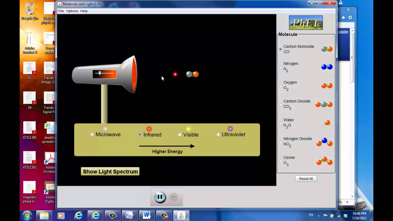 Lab 9 Molecules and Light