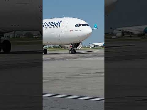 Airbus A330 Pierre Elliott Trudeau Yul Montréal international airport dorval Québec. Canada