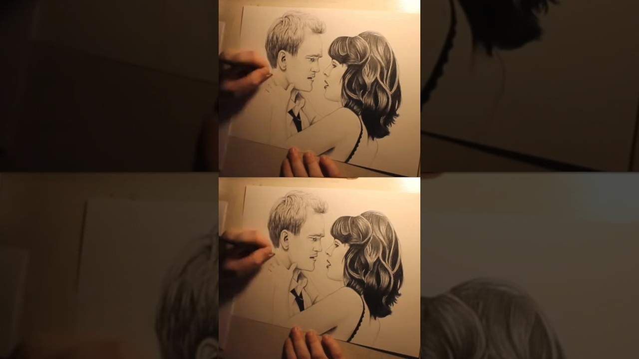 Barney and Robin (How I Met Your Mother) Drawing