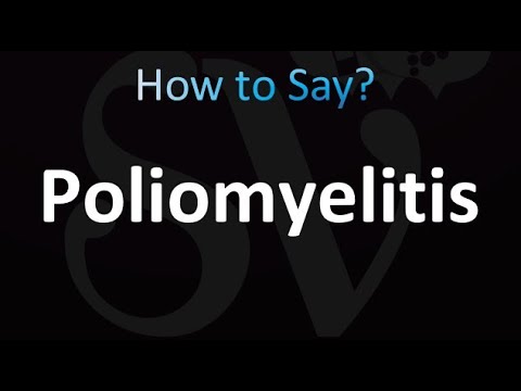 How to Pronounce Poliomyelitis (correctly!)
