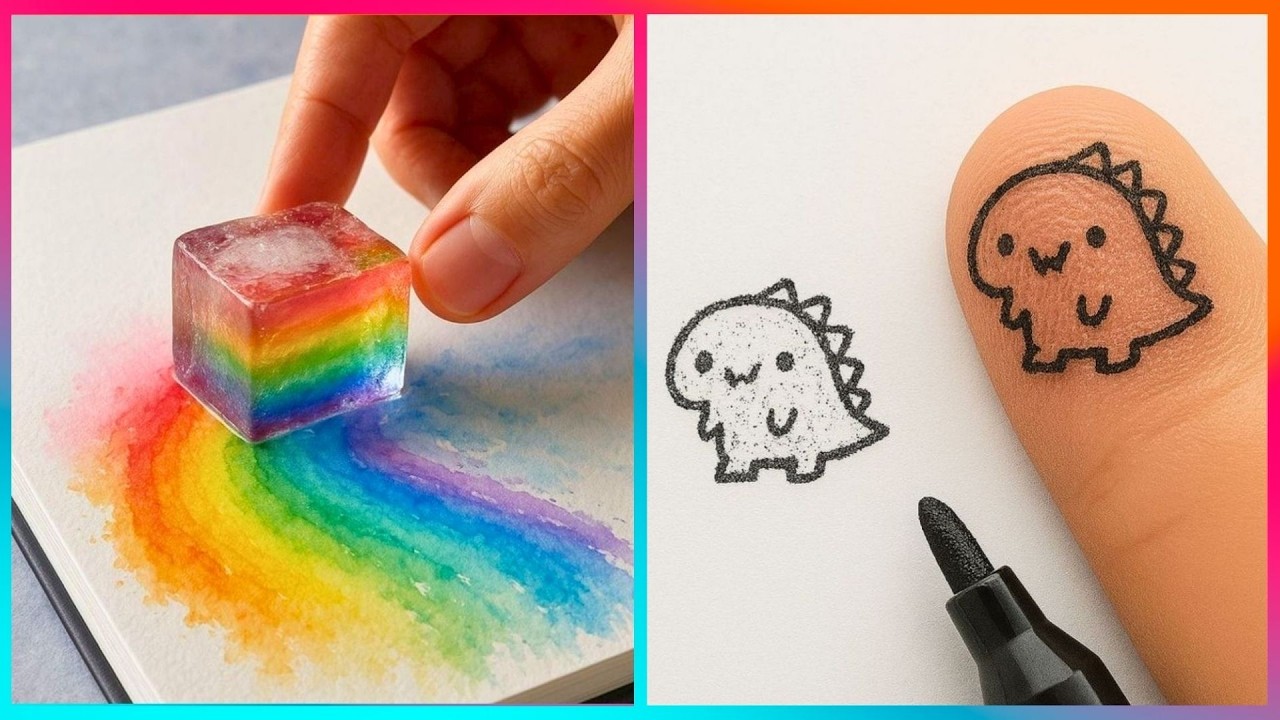 Easy Art TIPS & HACKS That Work Extremely Well ▶ 17