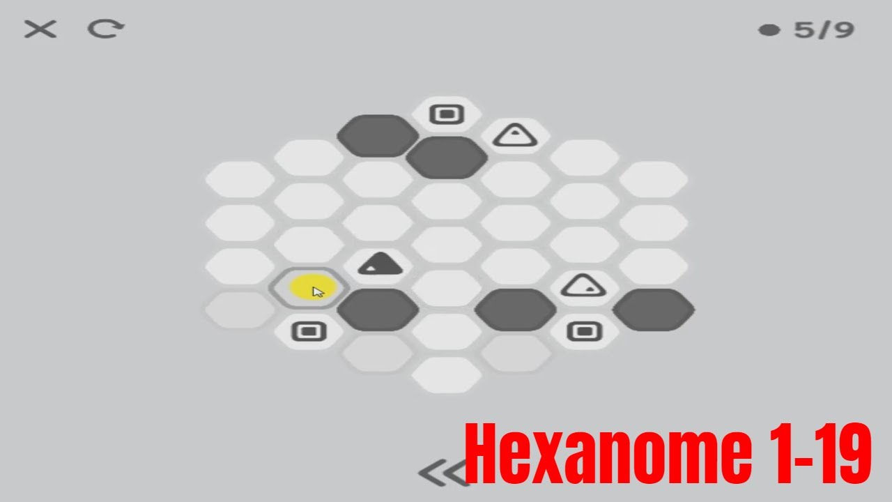 Hexanome Walkthrough Package 1 Levels 1 - 19 Cool Math Games