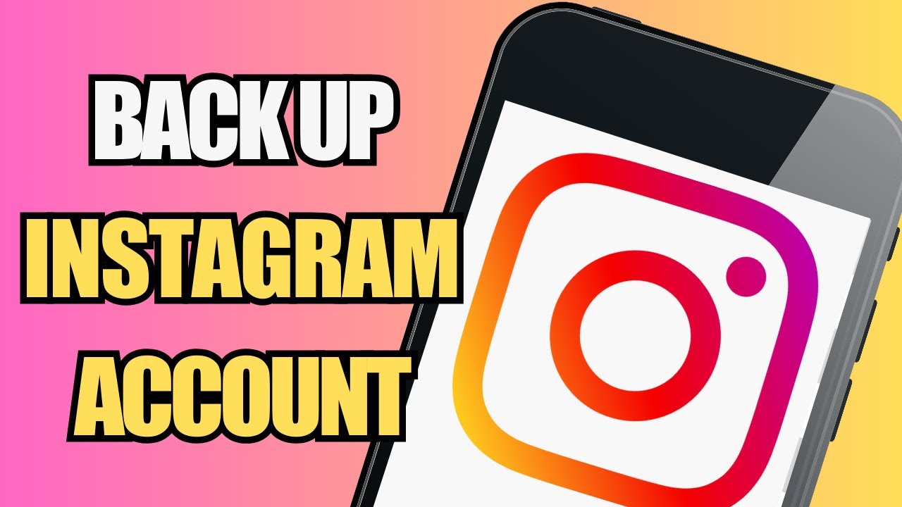 How To Backup Instagram Account (new 2024)