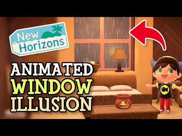 How to design an animated window in Animal Crossing: New Horizons