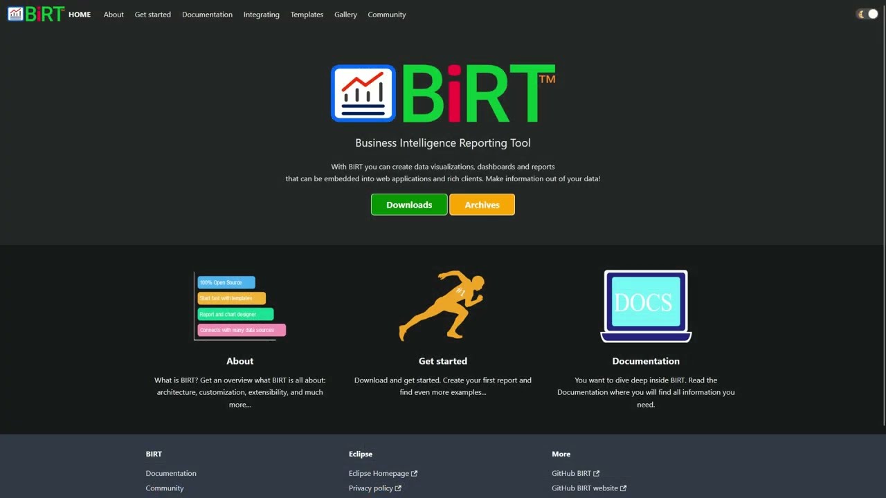 Getting Started with Eclipse BIRT