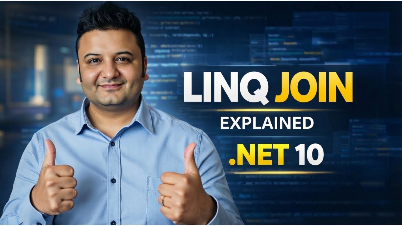LINQ Join Explained in .NET 10 | Inner Join with Real Examples (C#)