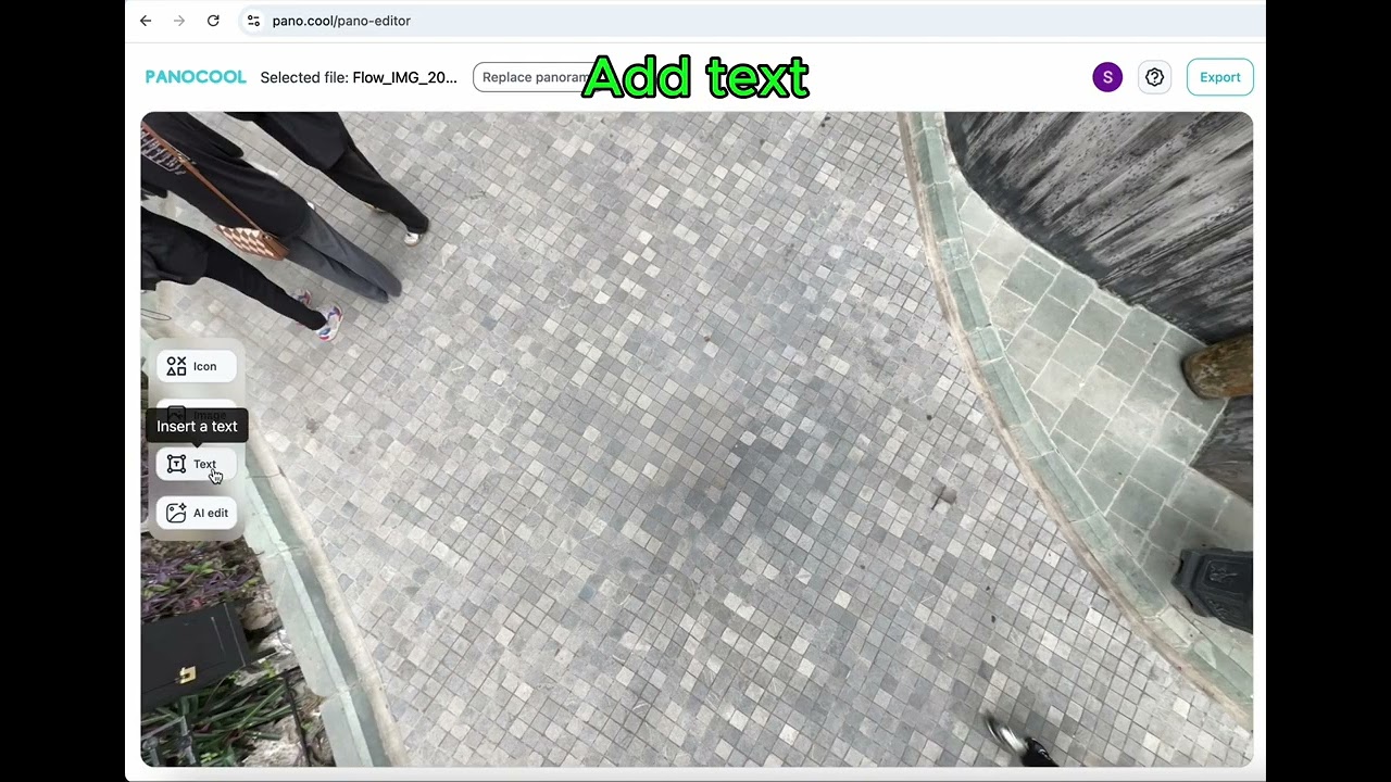 Add Text & Icons to 360° Photos – Free Tool