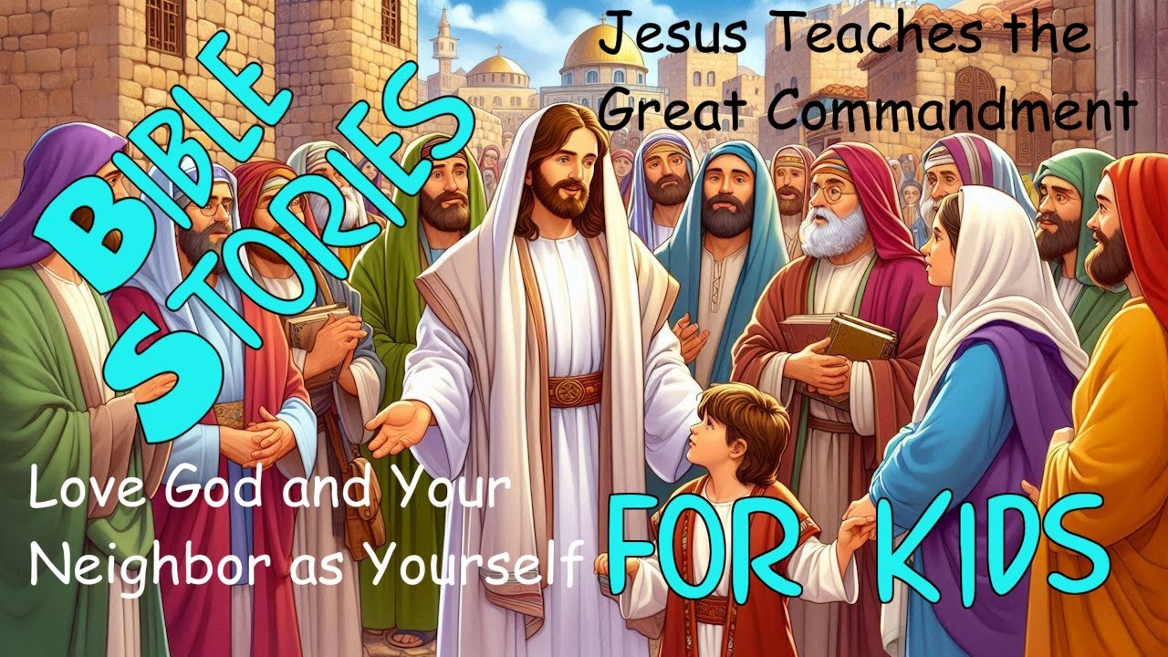 The Great Commandment - Jesus Teaches Us to Love God and Others as Yourself - Bible Stories for Kids