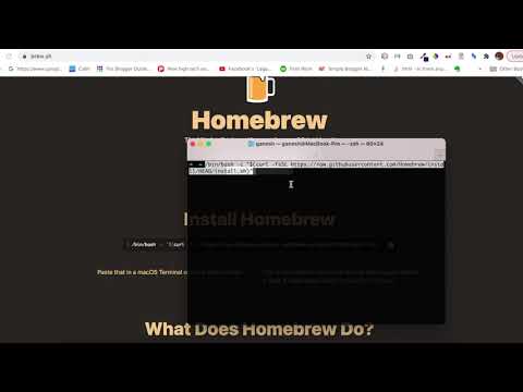 Install Brew in MacOS - 2021