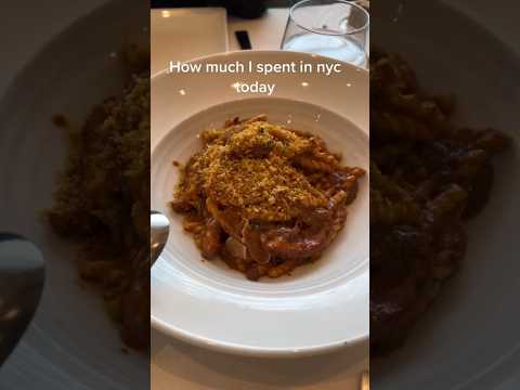 $145 spent in Italian restaurant ๐ in New York City. Marea ๐ Michelin Guide restaurant #nyc #food