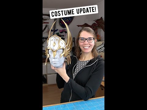 How I made the headpiece for my Valkyrie cosplay from Raid! ❤️