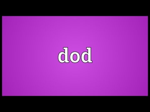 Dod Meaning