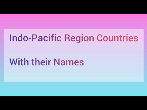 Indo-Pacific Region number of Countries and their names #shorts #GKkatta