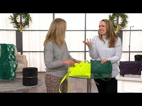 Lug Satin Luxe Small Crossbody with Wristlet & Wallet - Waltz on QVC