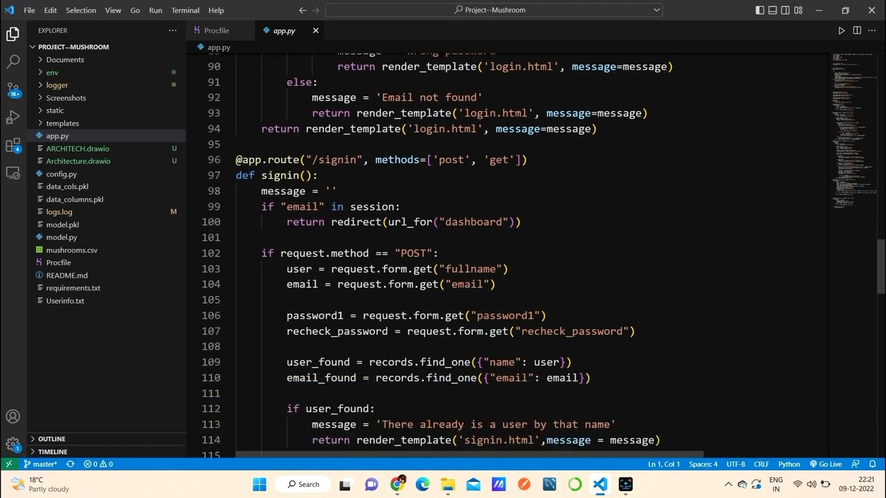 Mushroom Classification || iNeuron.ai project || Machine learning project
