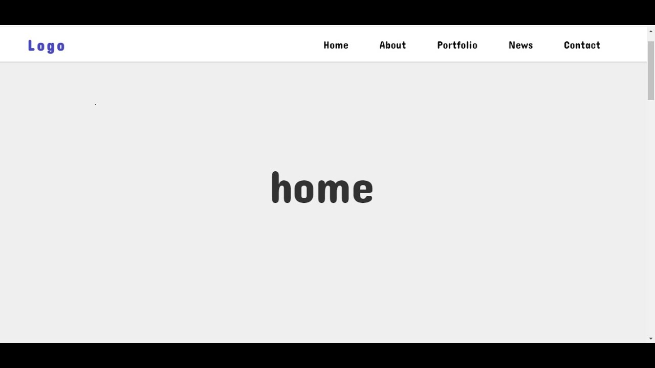 ScrollSpy Using HTML CSS & Javascript