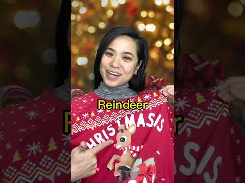 English Christmas Words #shorts #christmas #sandiego