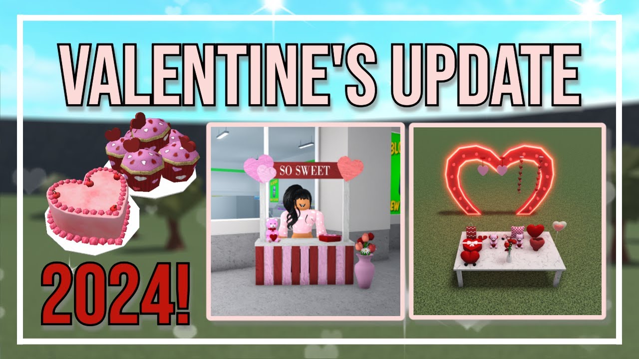 Bloxburg VALENTINE'S UPDATE 2024 | New Items, Map Changes & More!