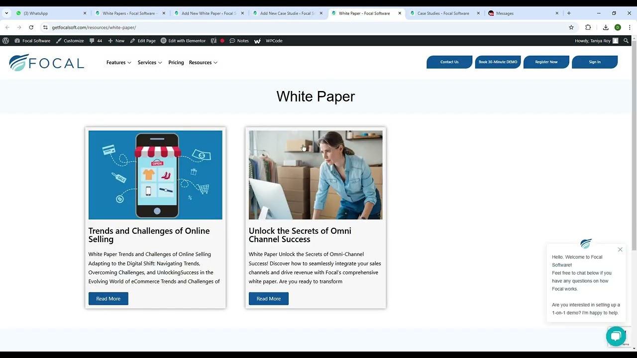 manage case studies and white papers